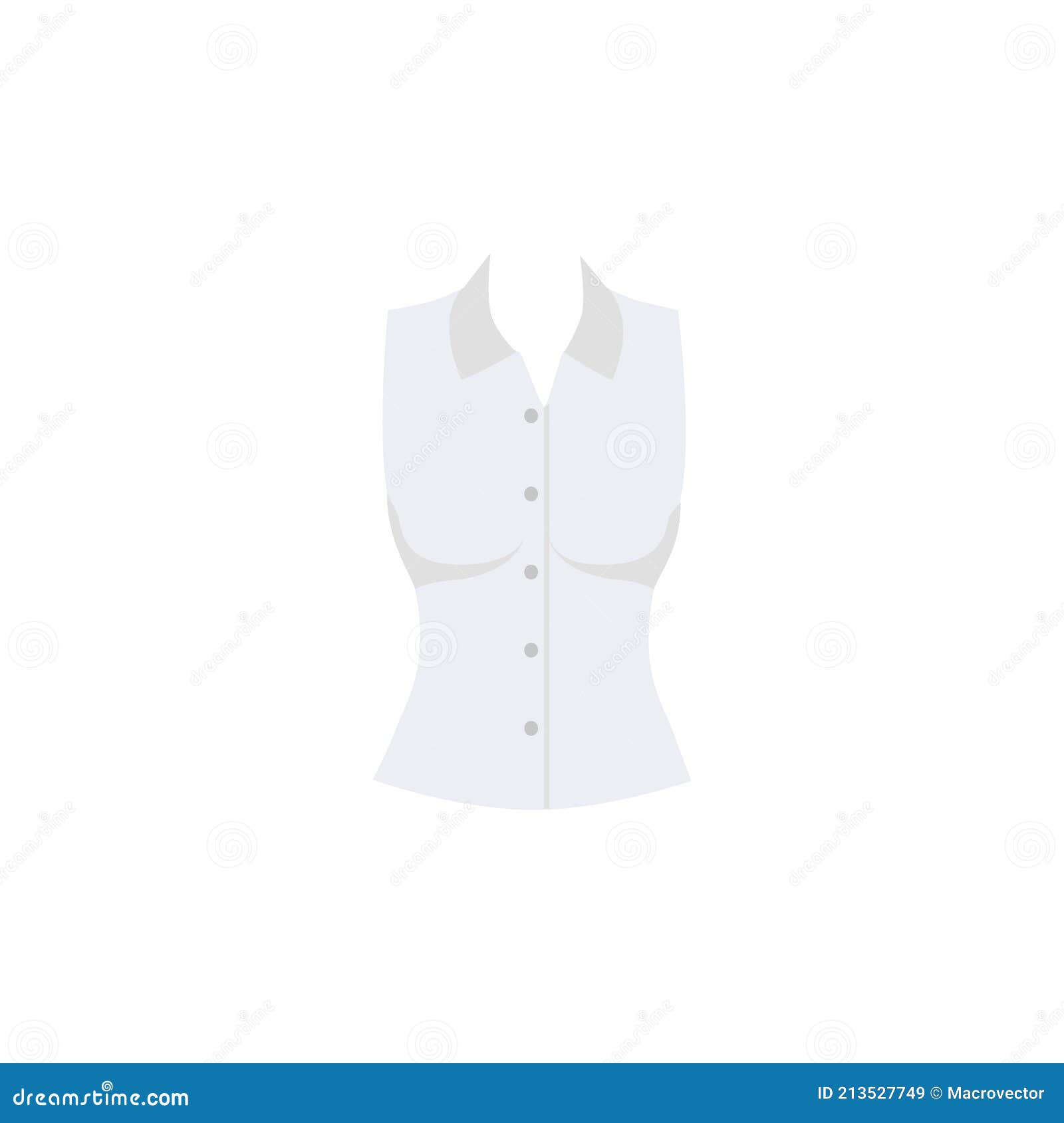 Office Blouse Icon stock vector. Illustration of decorative - 213527749