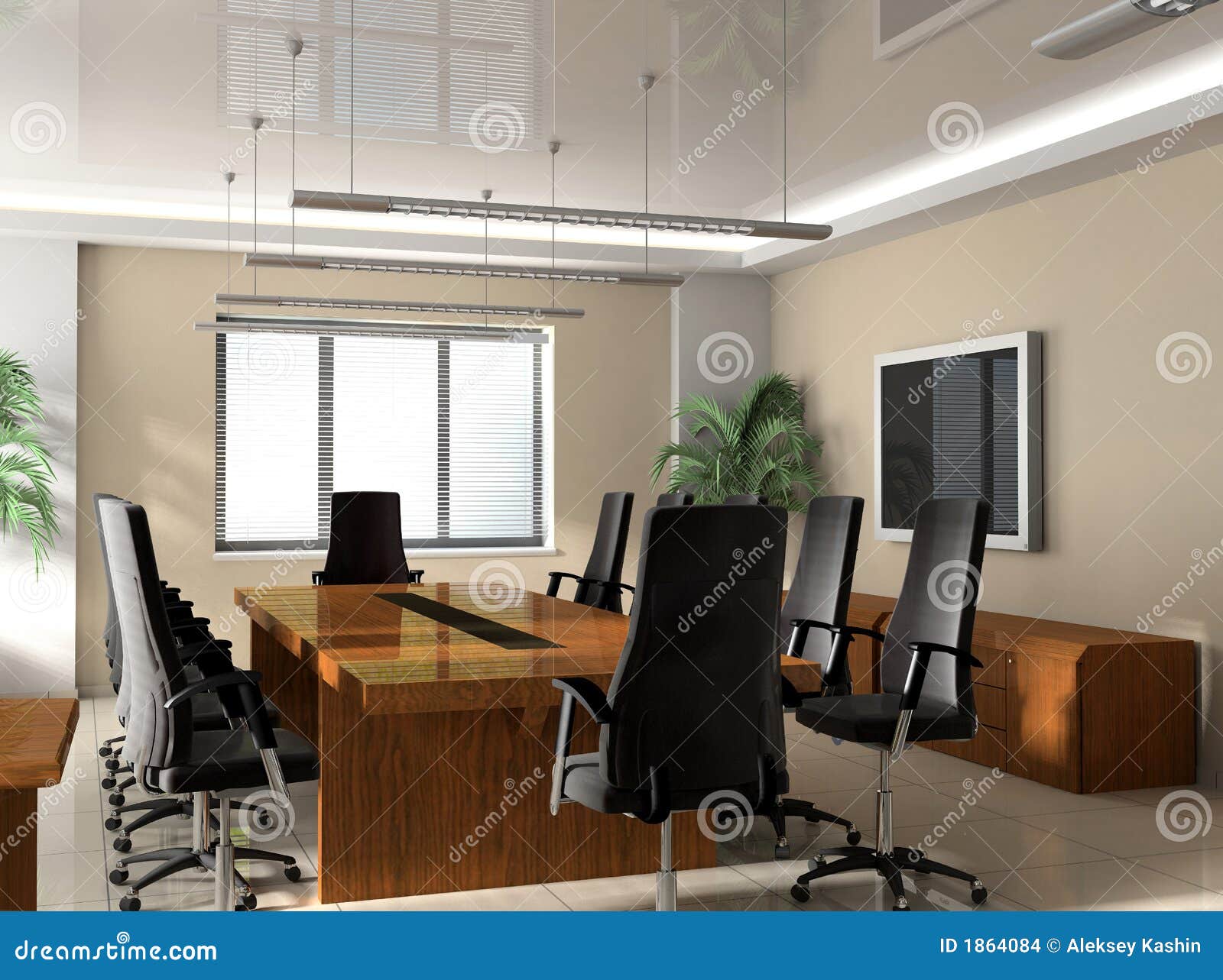 Office boardroom stock illustration. Illustration of modern - 1864084