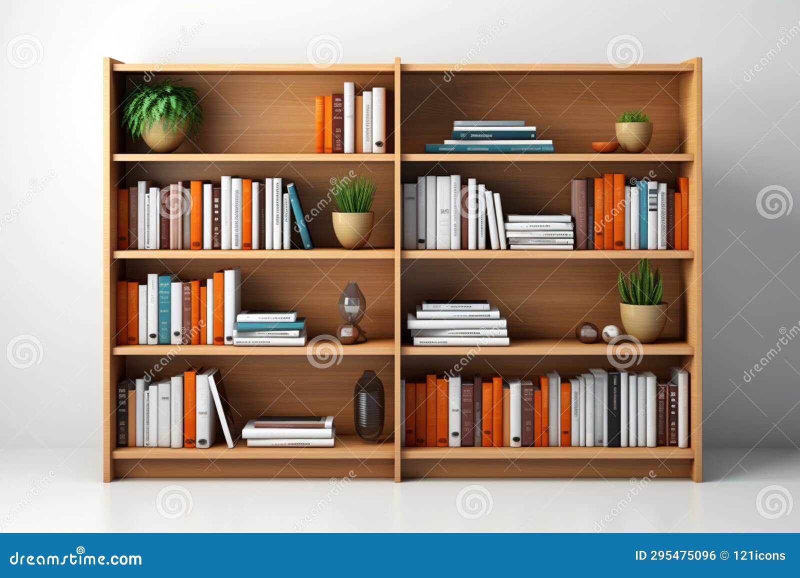 Office Bookcase stock illustration. Illustration of study - 295475096