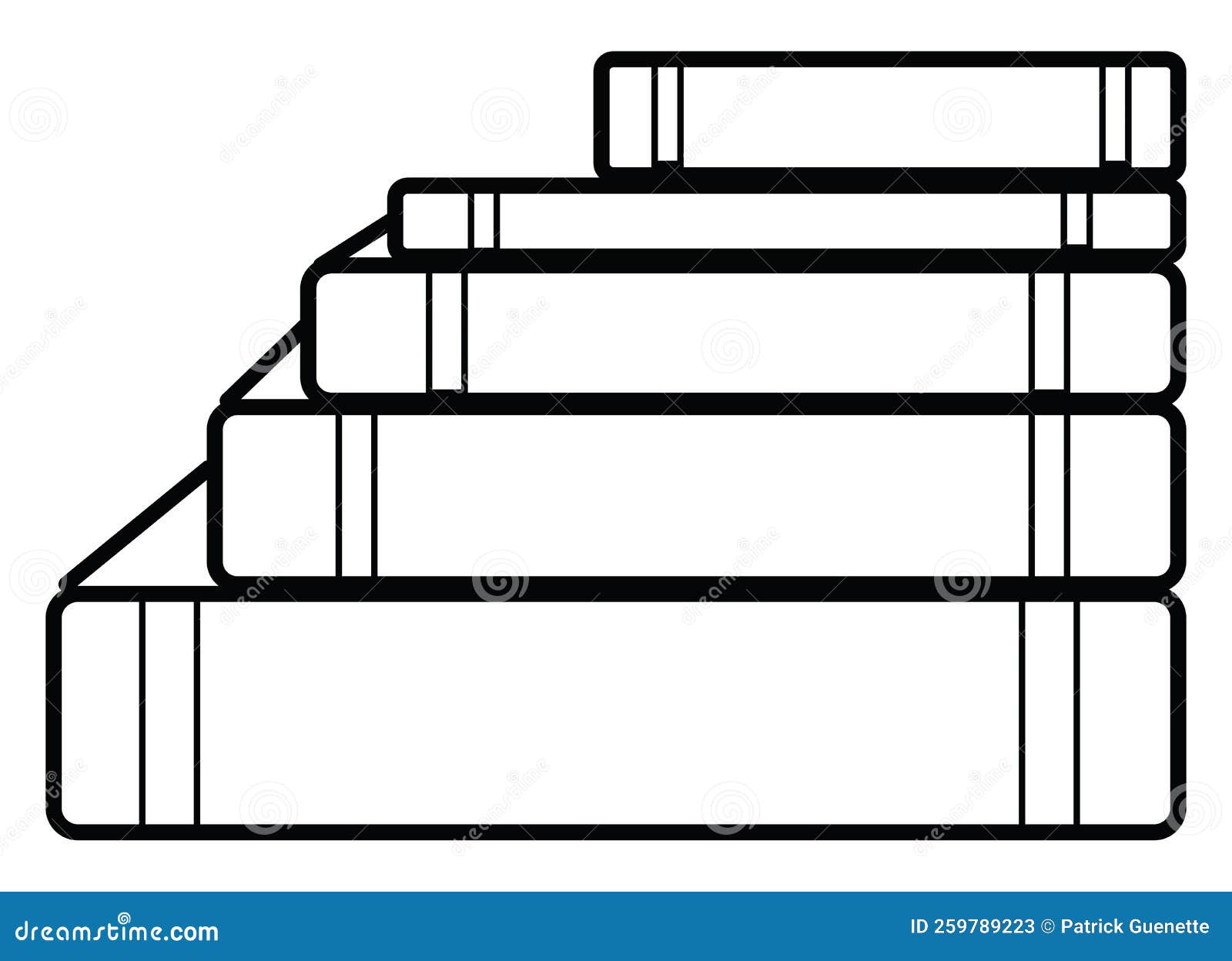 Office books, icon icon stock vector. Illustration of icon - 259789223