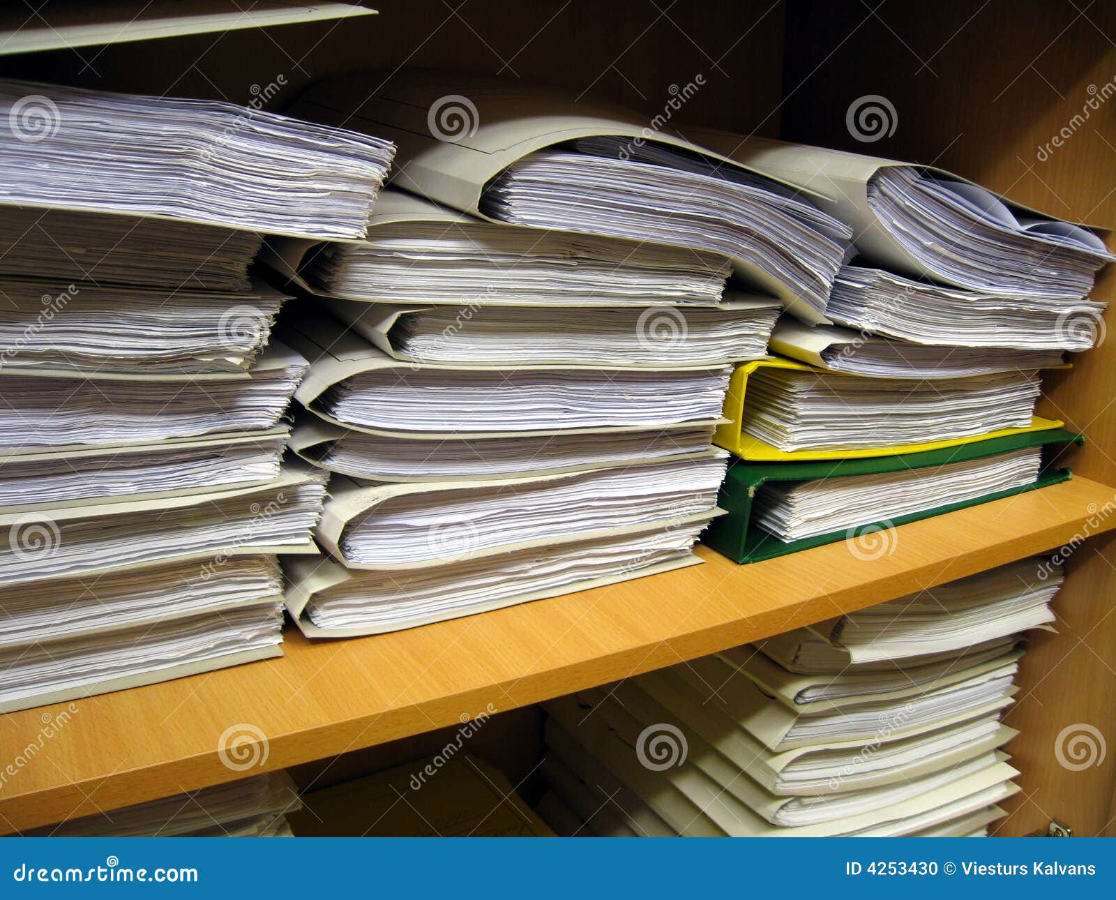 Office bookshelf stock photo. Image of business, book - 4253430