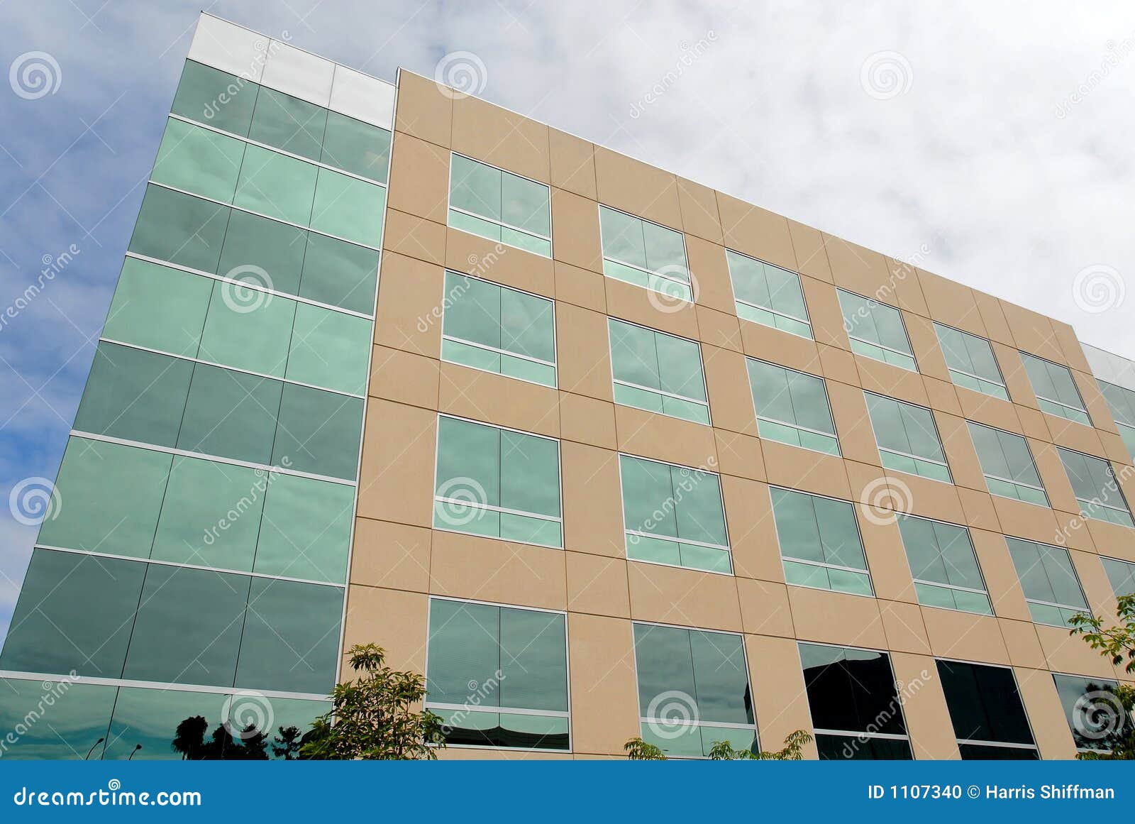 Office building stock photo. Image of corporate, orange - 1107340