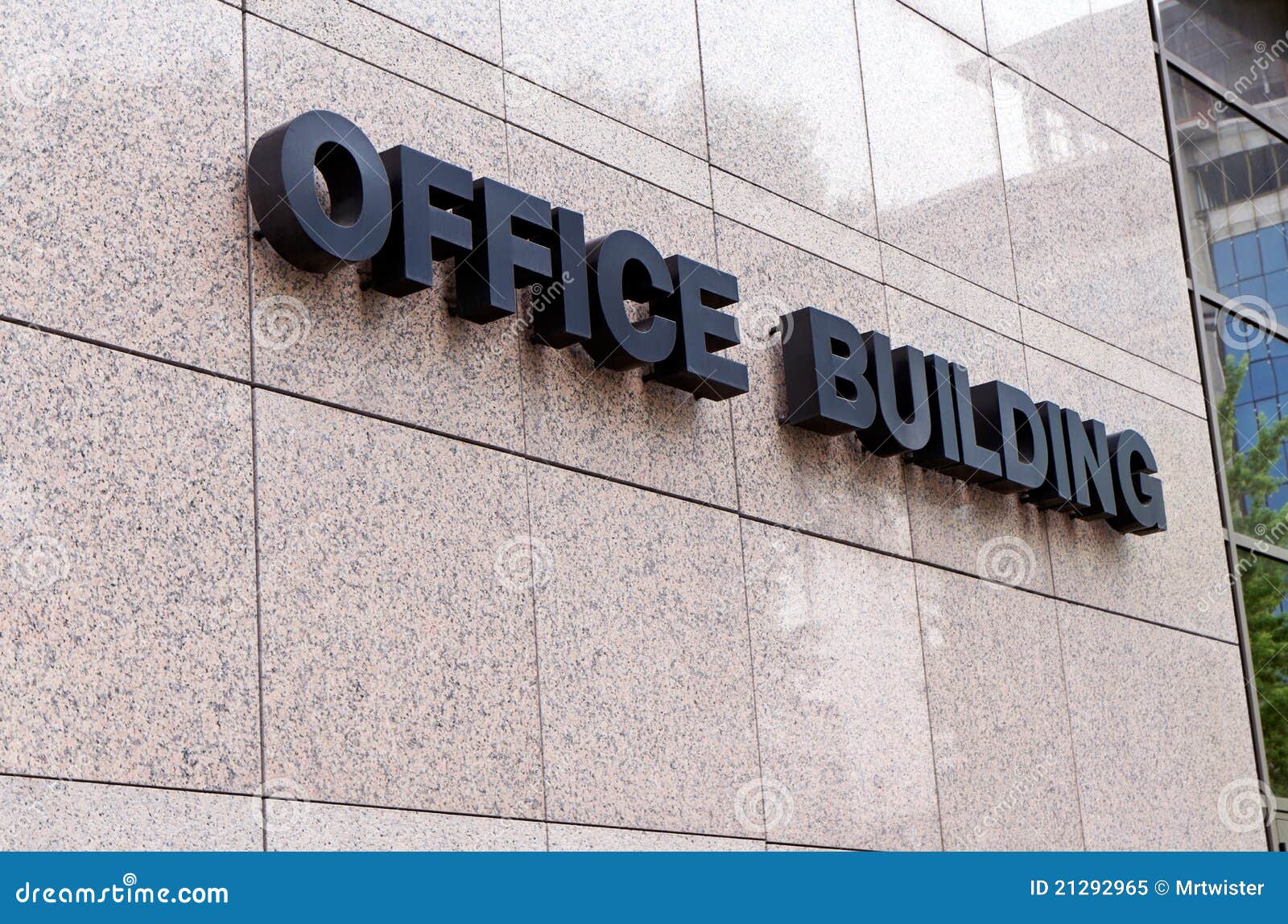 Office building stock image. Image of concrete, front - 21292965
