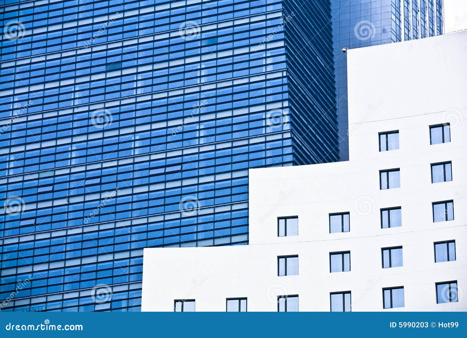 Office building stock image. Image of blue, color, reflection - 5990203