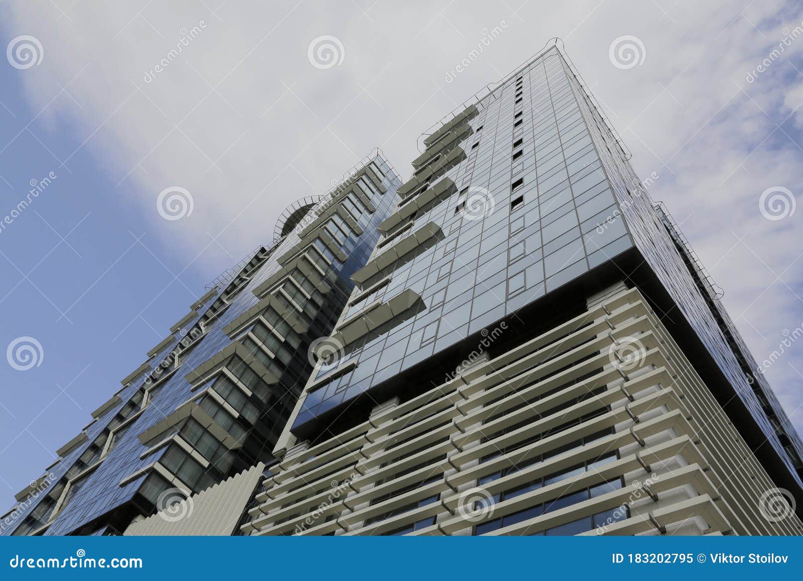 Office building from above stock image. Image of blue - 183202795