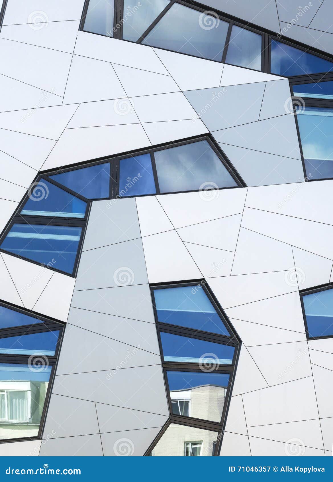 Office Building Background, Vertical Stock Image - Image of exterior ...