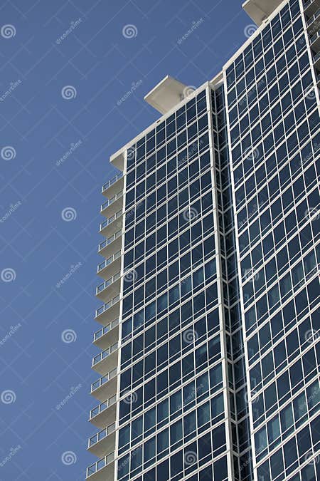 Office Building with Blue Sky Stock Image - Image of concrete, blue ...