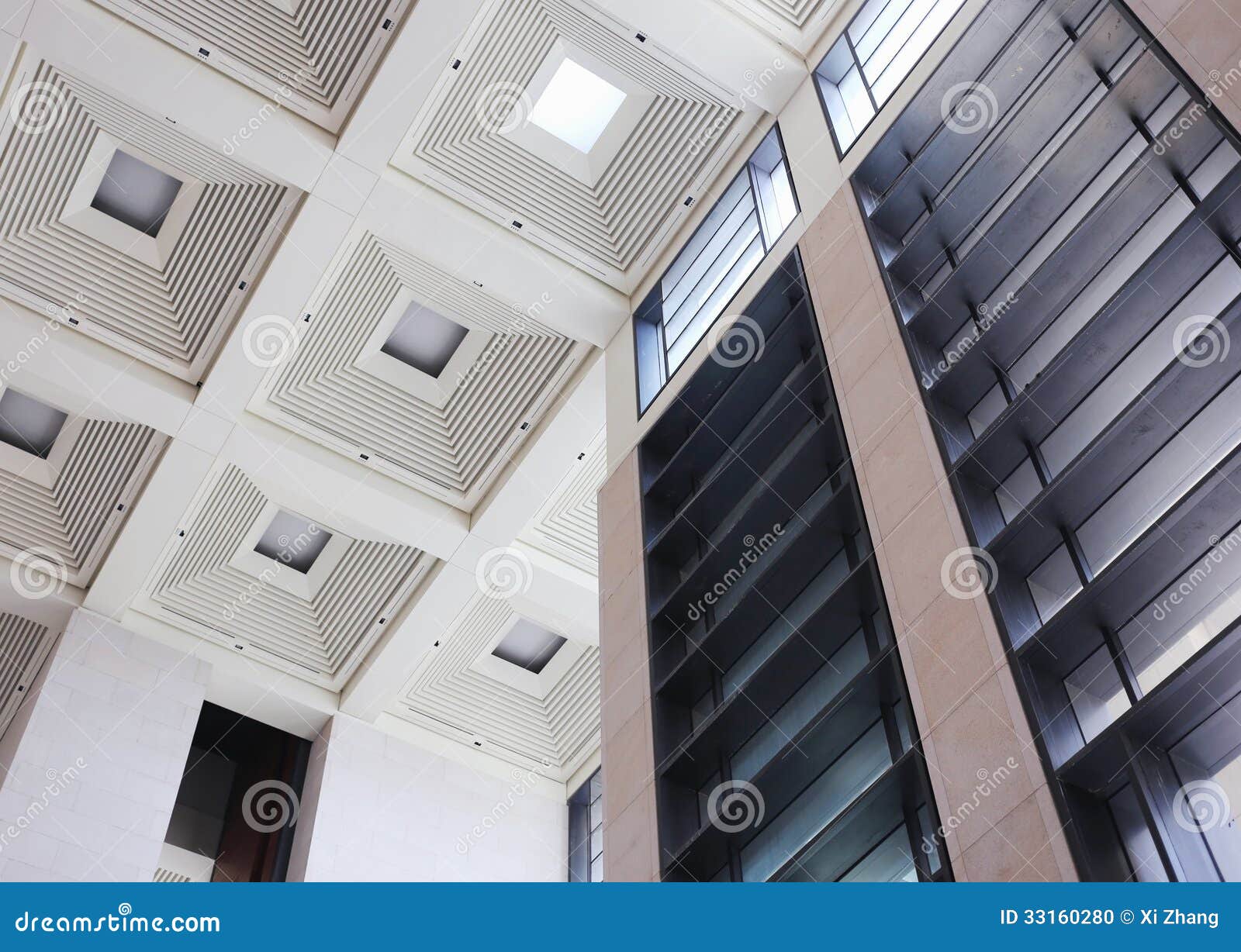 Office Building Ceiling stock photo. Image of detail - 33160280