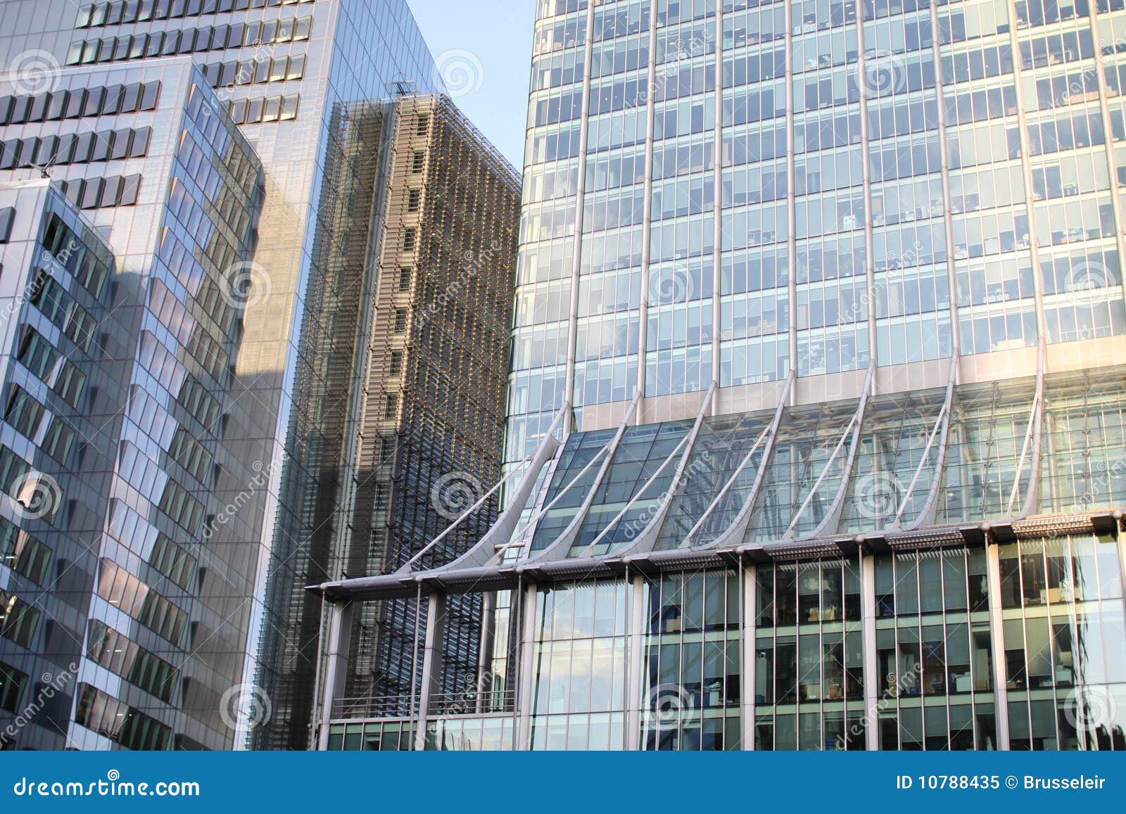 Office Building in the City Stock Image - Image of finance, glass: 10788435