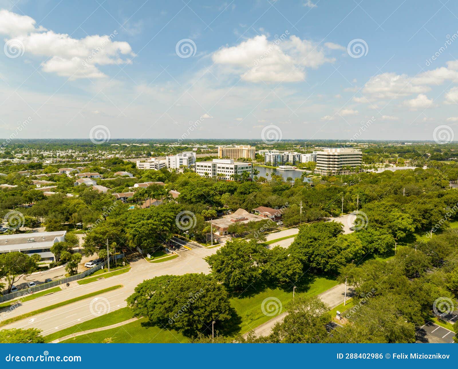 Office Building Complex in Plantation Florida USA Stock Photo - Image ...