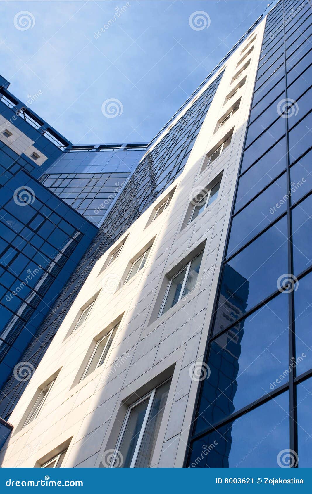 Office building facade stock image. Image of cloud, front - 8003621
