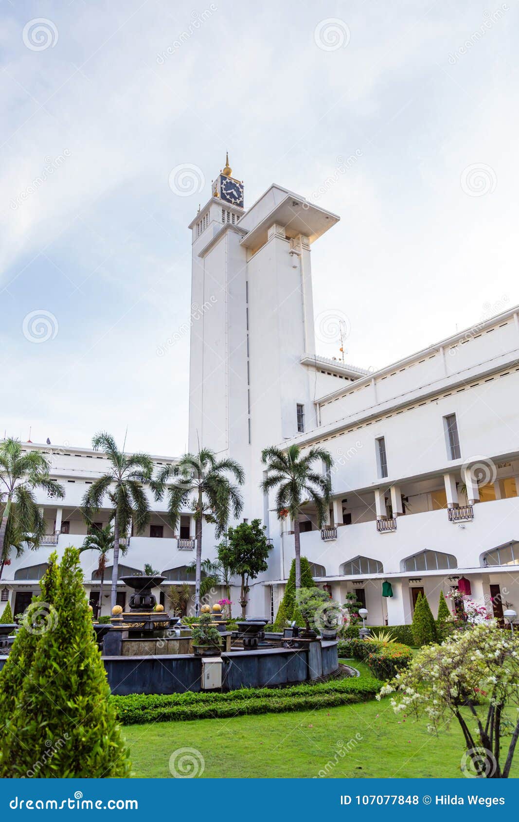 Office Building of the Governor-general in Surabya Stock Photo - Image ...