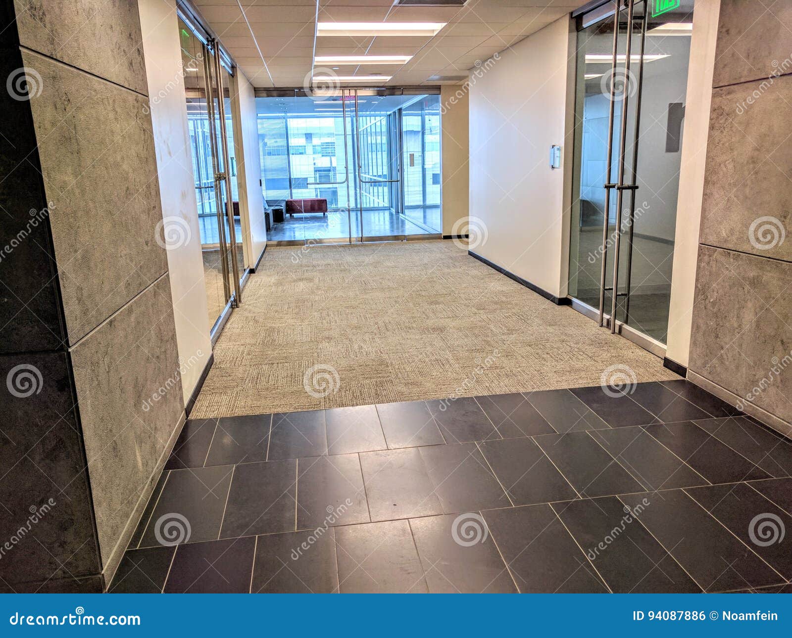 Office building hall stock photo. Image of elevator, design - 94087886