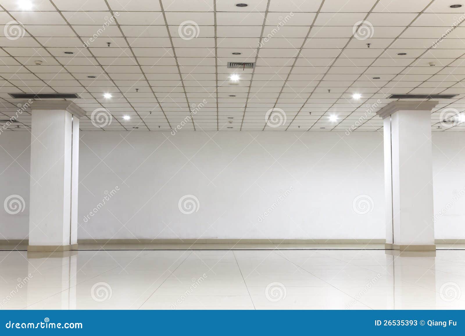 Office building inside stock image. Image of empty, long - 26535393