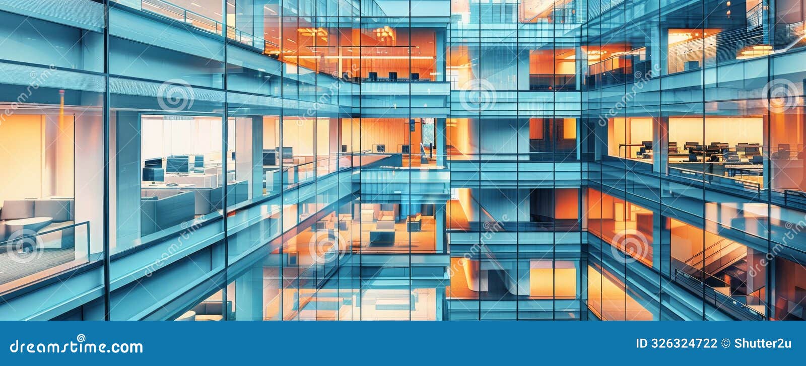 An Office Building with an Integrated Fire and Security Alarm System ...