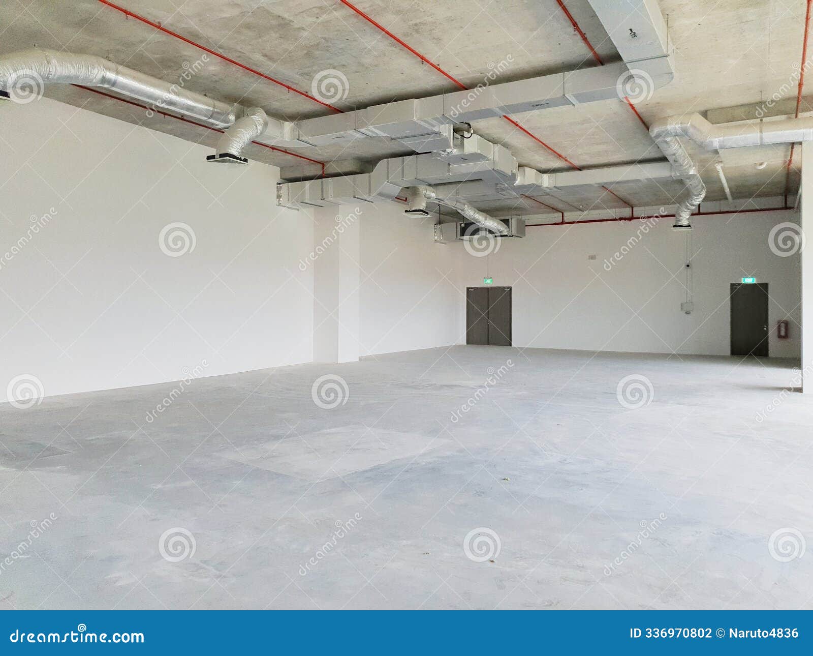 Office Building Commercial Building Under Construction Site Stock Photo ...