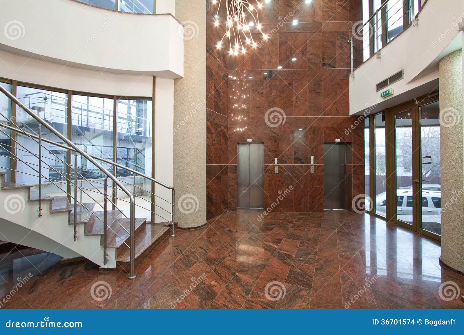 Office building lobby stock photo. Image of ceiling, meeting - 36701574