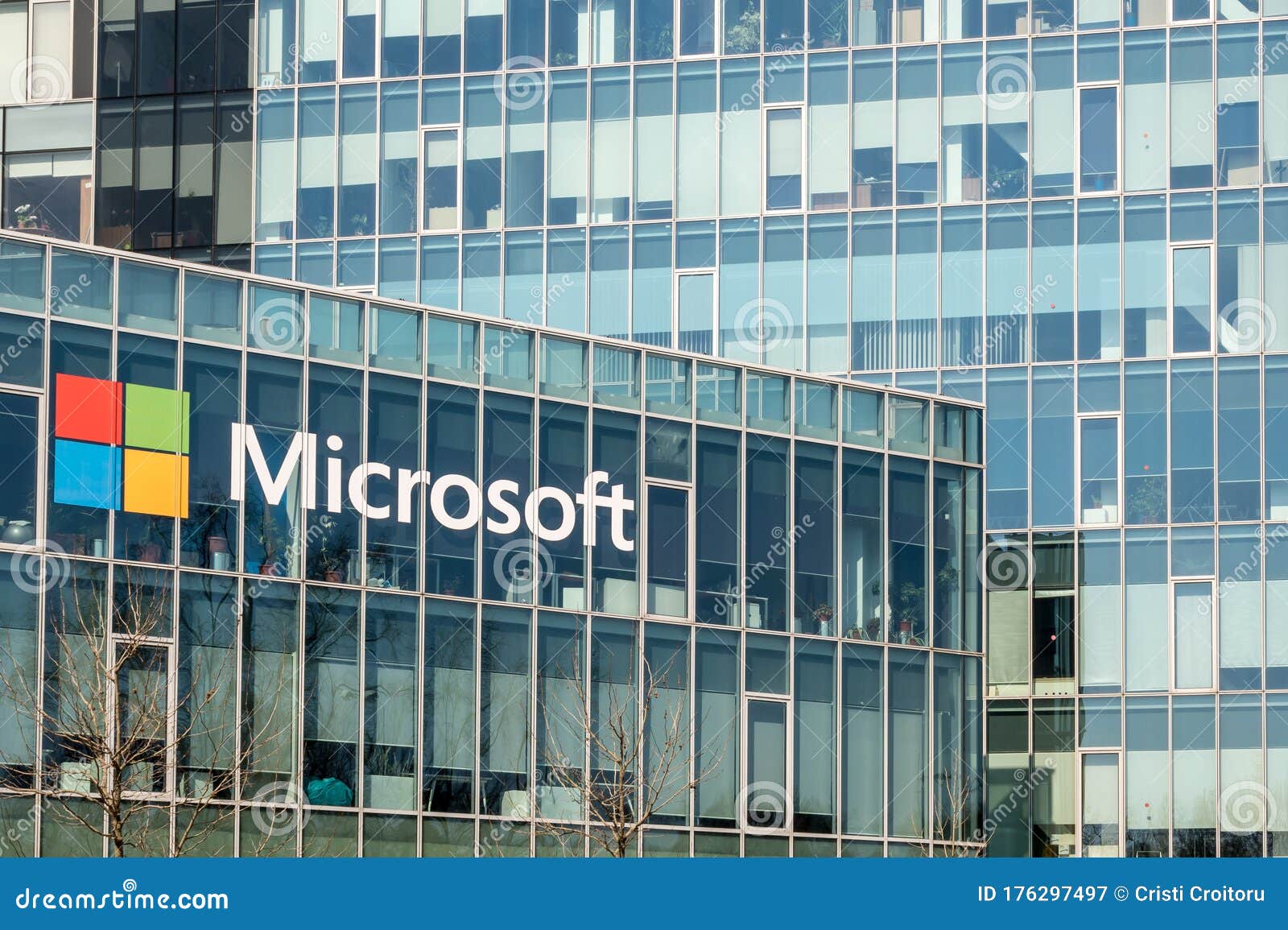 Office Building with the Logo of Microsoft Editorial Photography ...