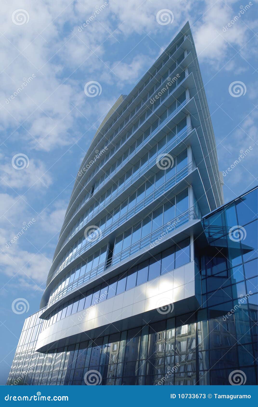 Office Building - Low Angle Stock Image - Image of mesh, large: 10733673