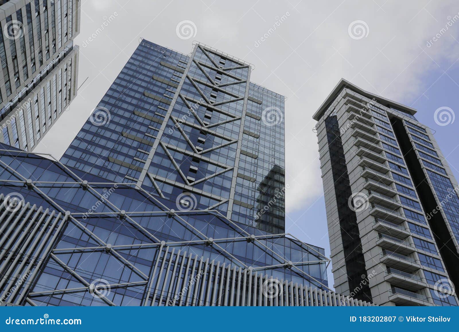 Office building from above stock image. Image of corporative - 183202807