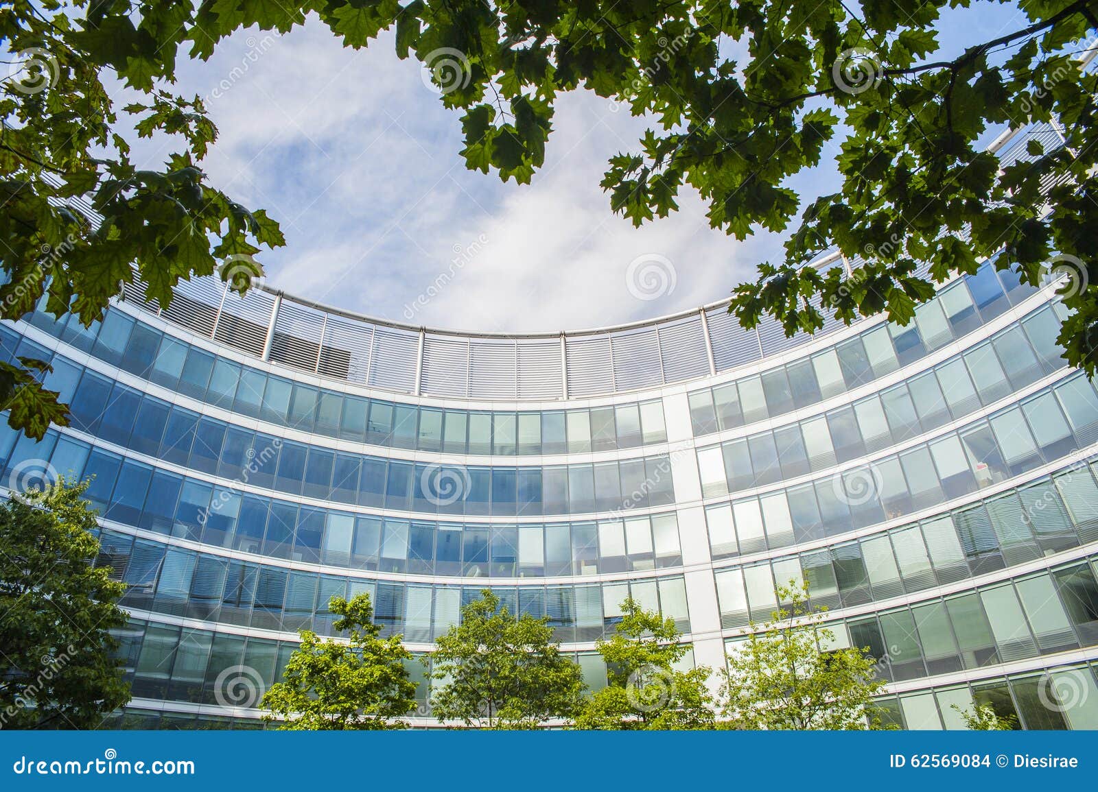 Office building stock photo. Image of corporate, trees - 62569084