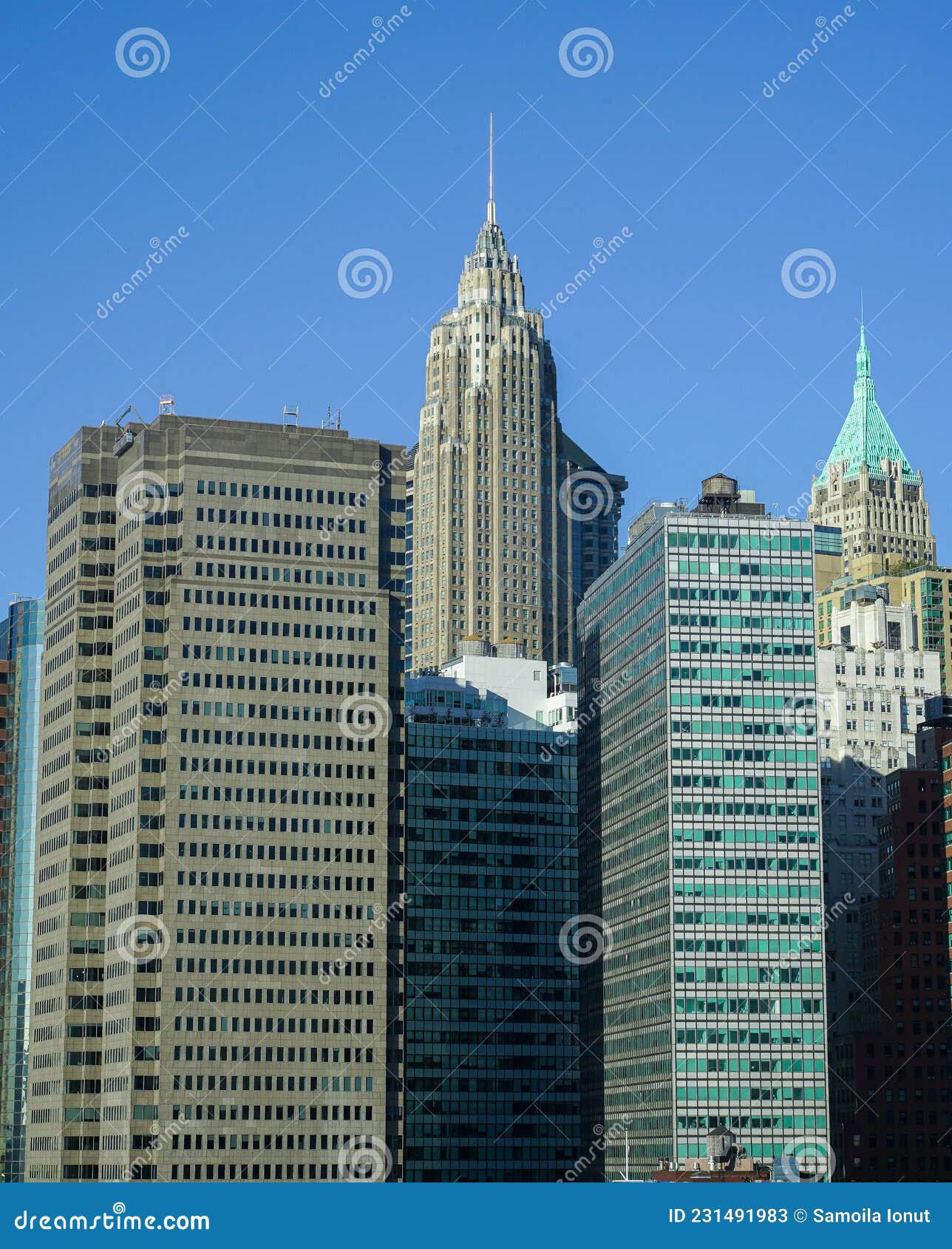 Office Building in New York, USA. Editorial Stock Photo - Image of ...