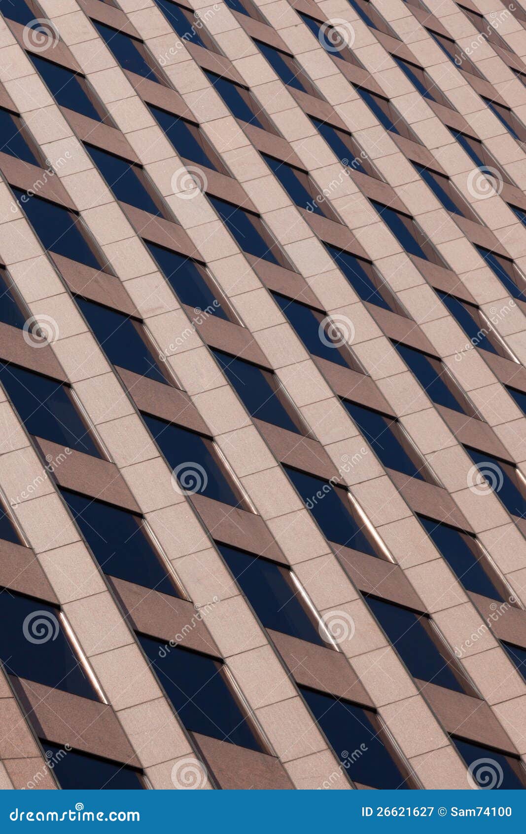 Office Building Pattern in Boston Stock Image - Image of clouds ...