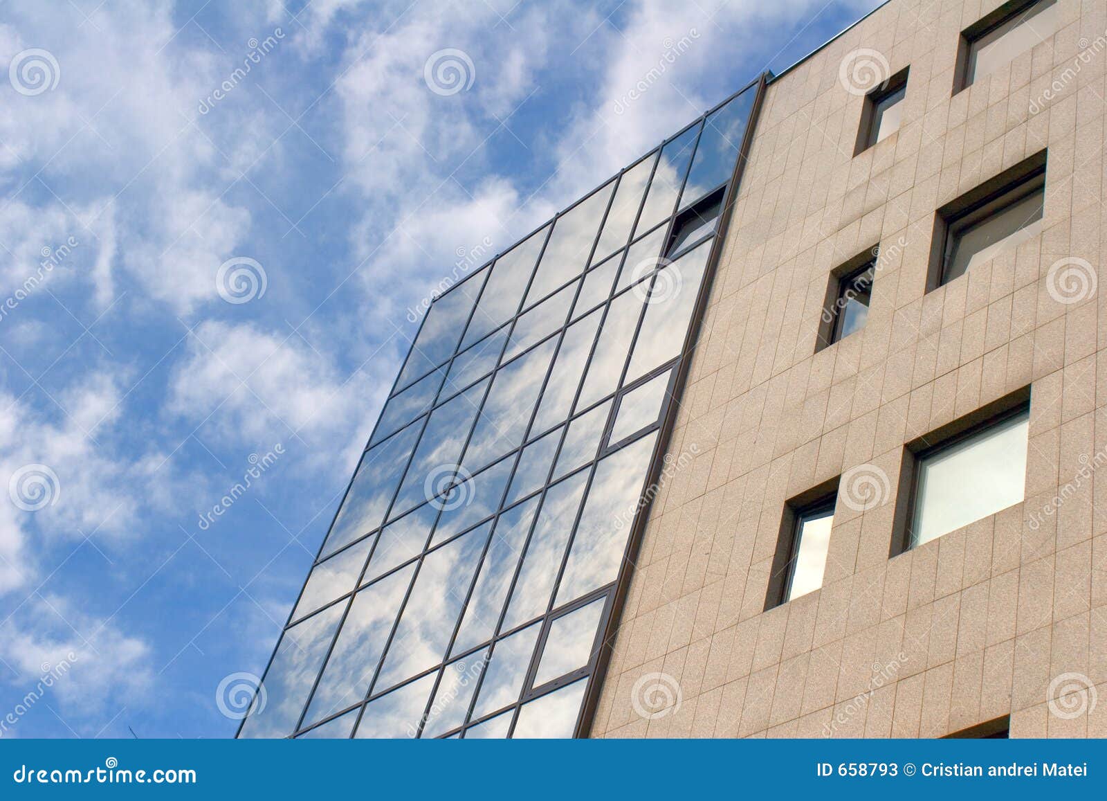 Office Building Perspective Stock Image - Image of flat, frame: 658793