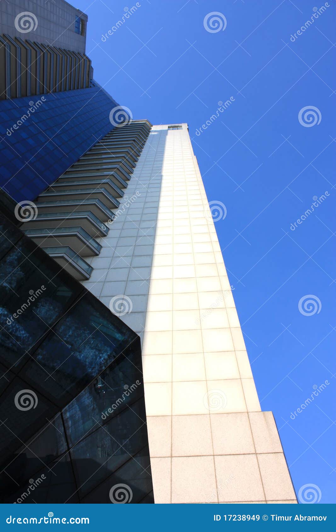 An Office Building Perspective View Stock Image - Image of construction ...