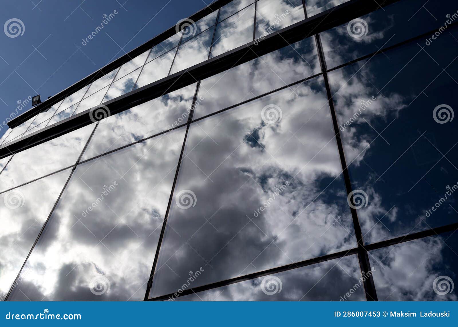 Office Building Reflection and Perspective Stock Image - Image of ...