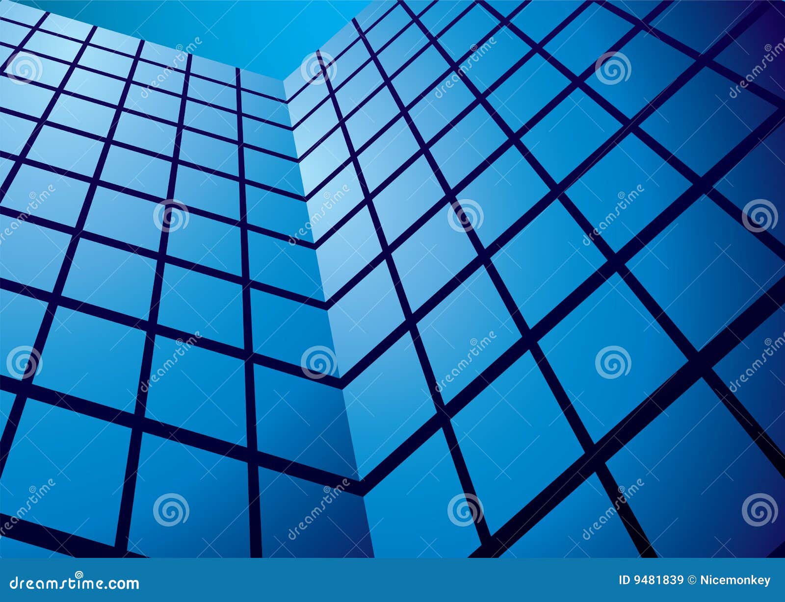 Office Building Reflection Wide Stock Illustrations – 348 Office ...