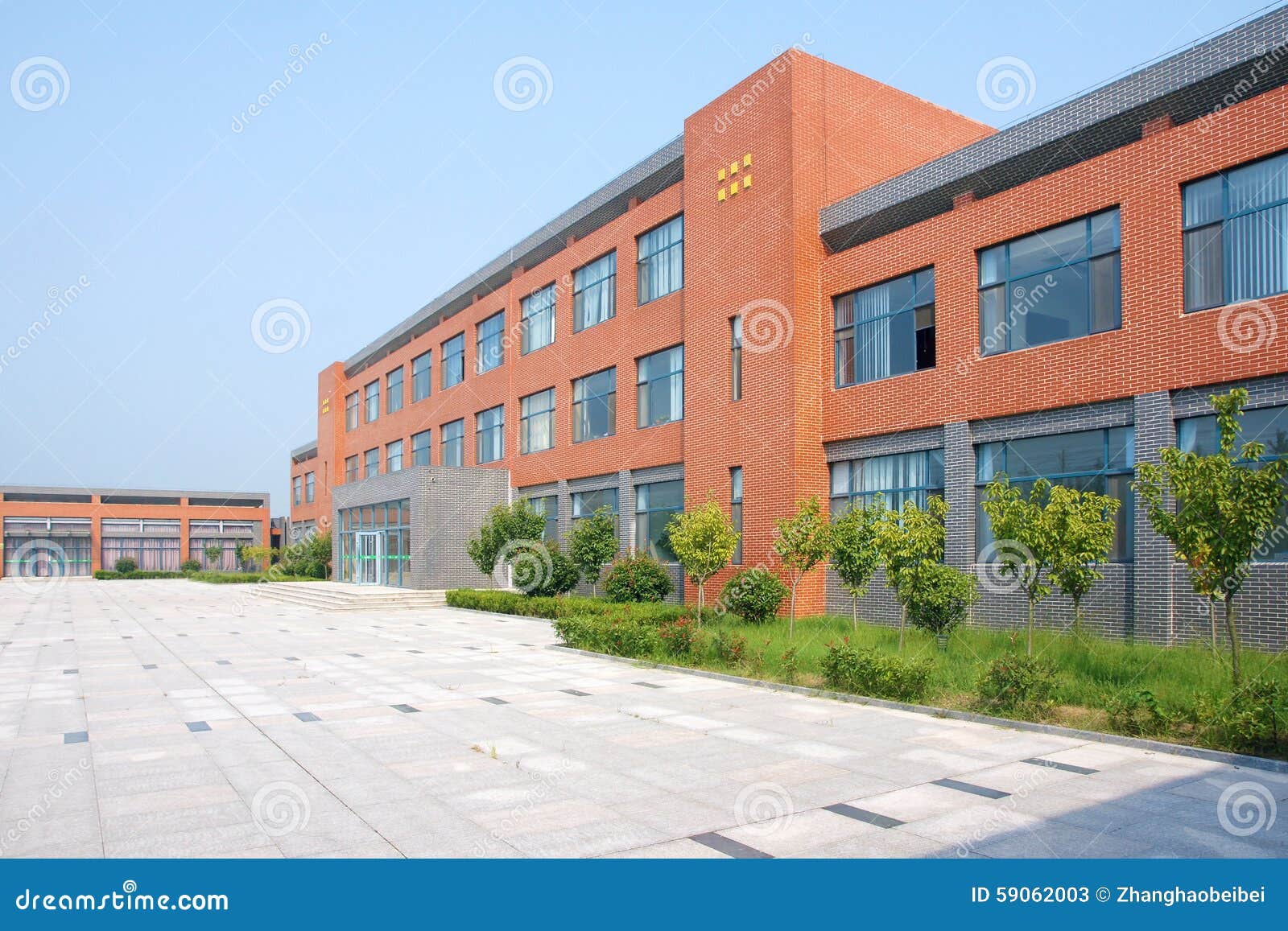 Office building stock image. Image of courtyard, modern - 59062003