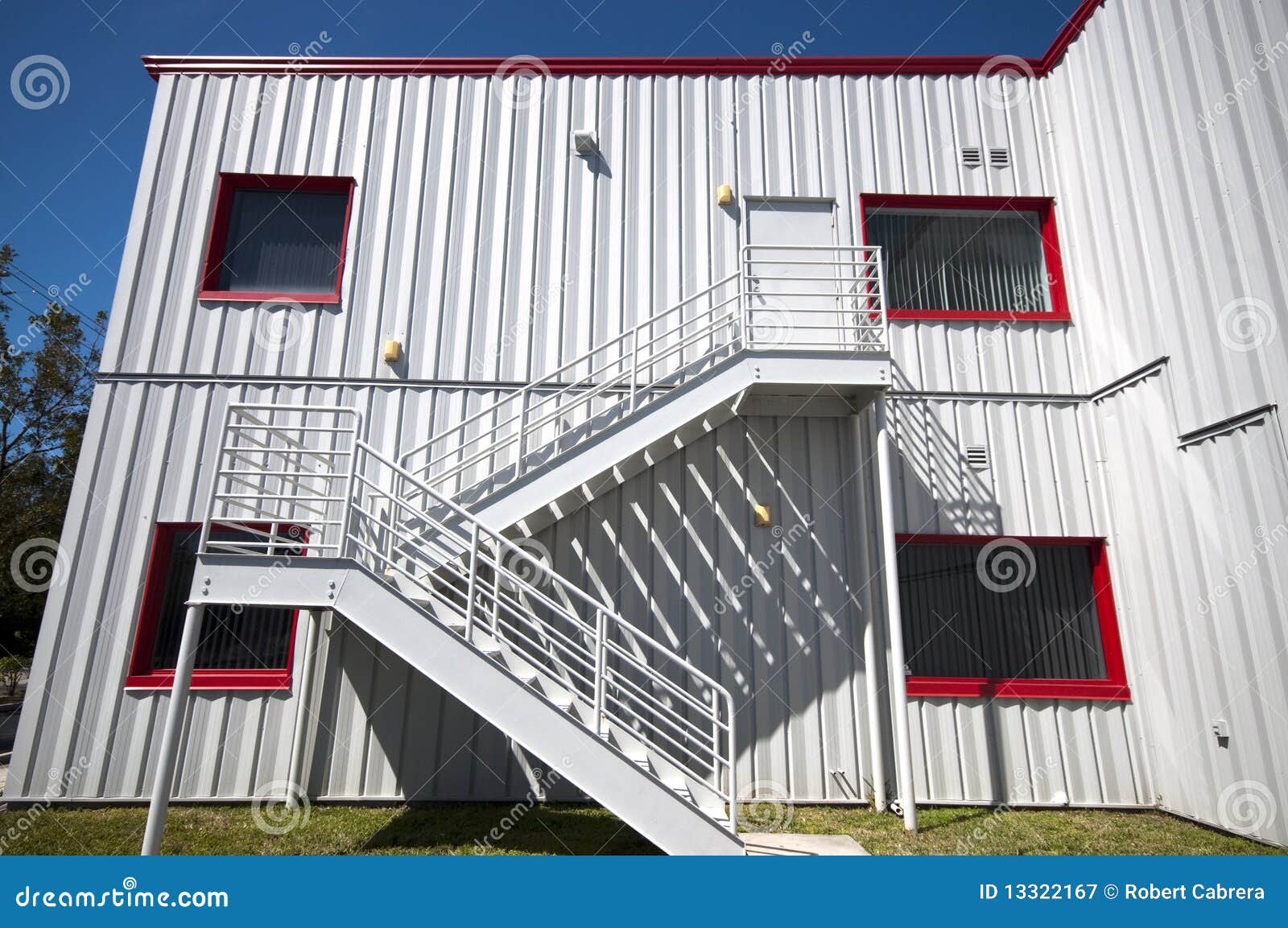 Office Building Side Detail Stock Image - Image of view, exit: 13322167