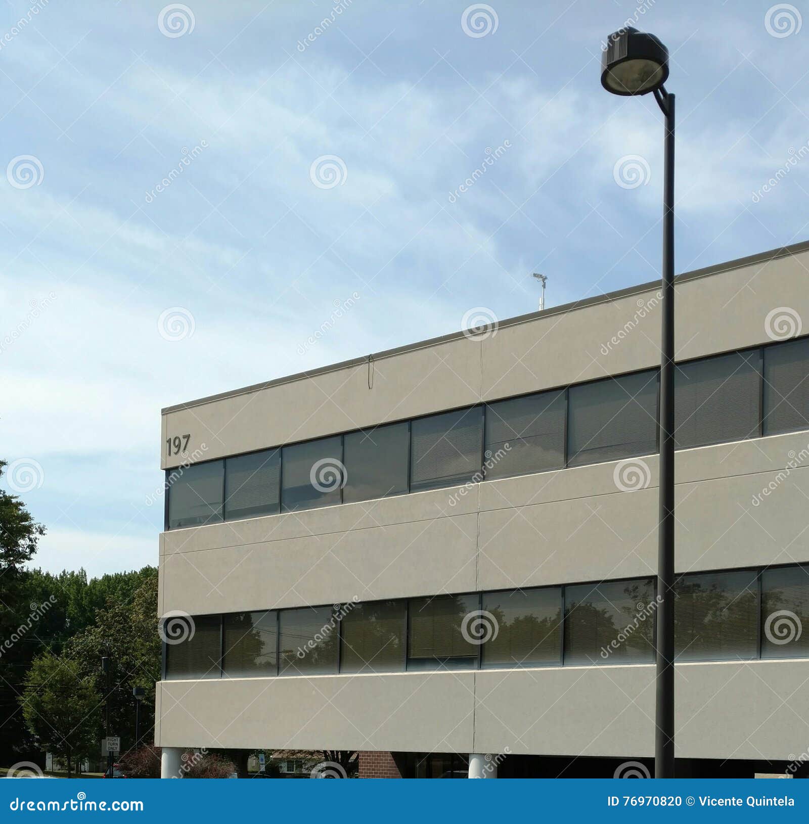 Office Building in the Suburbs Stock Photo - Image of county, building ...
