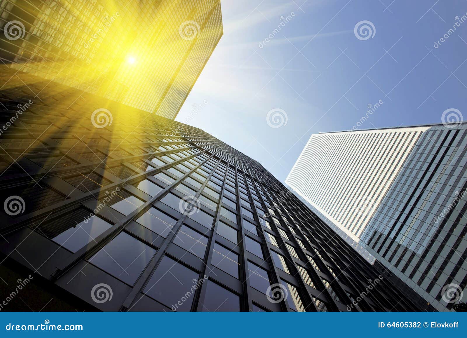 Office Building on a Sunny Day Stock Photo - Image of office, financial ...
