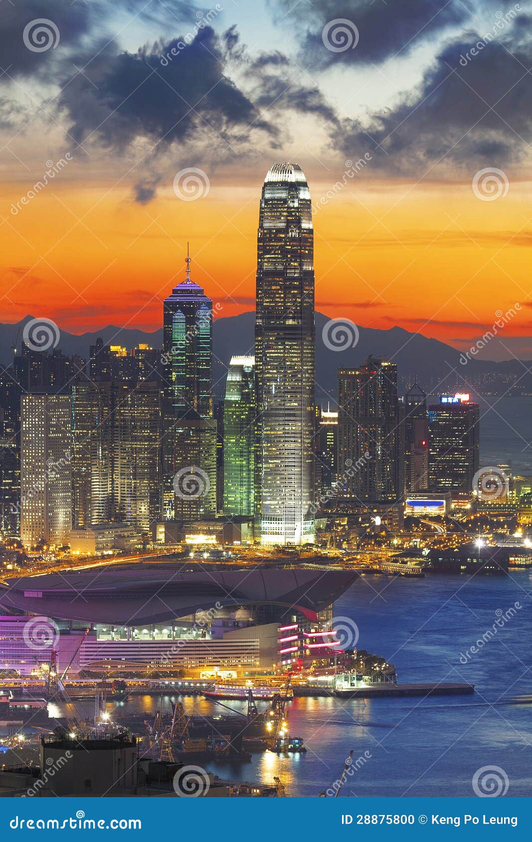 Office building at sunset stock photo. Image of city - 28875800