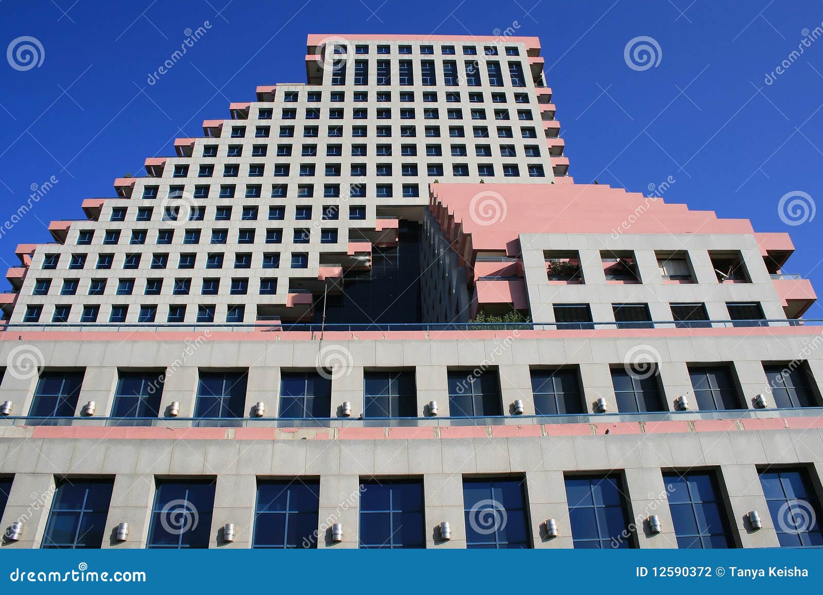 Office Building in Tel-Aviv Stock Photo - Image of abstract, floor ...