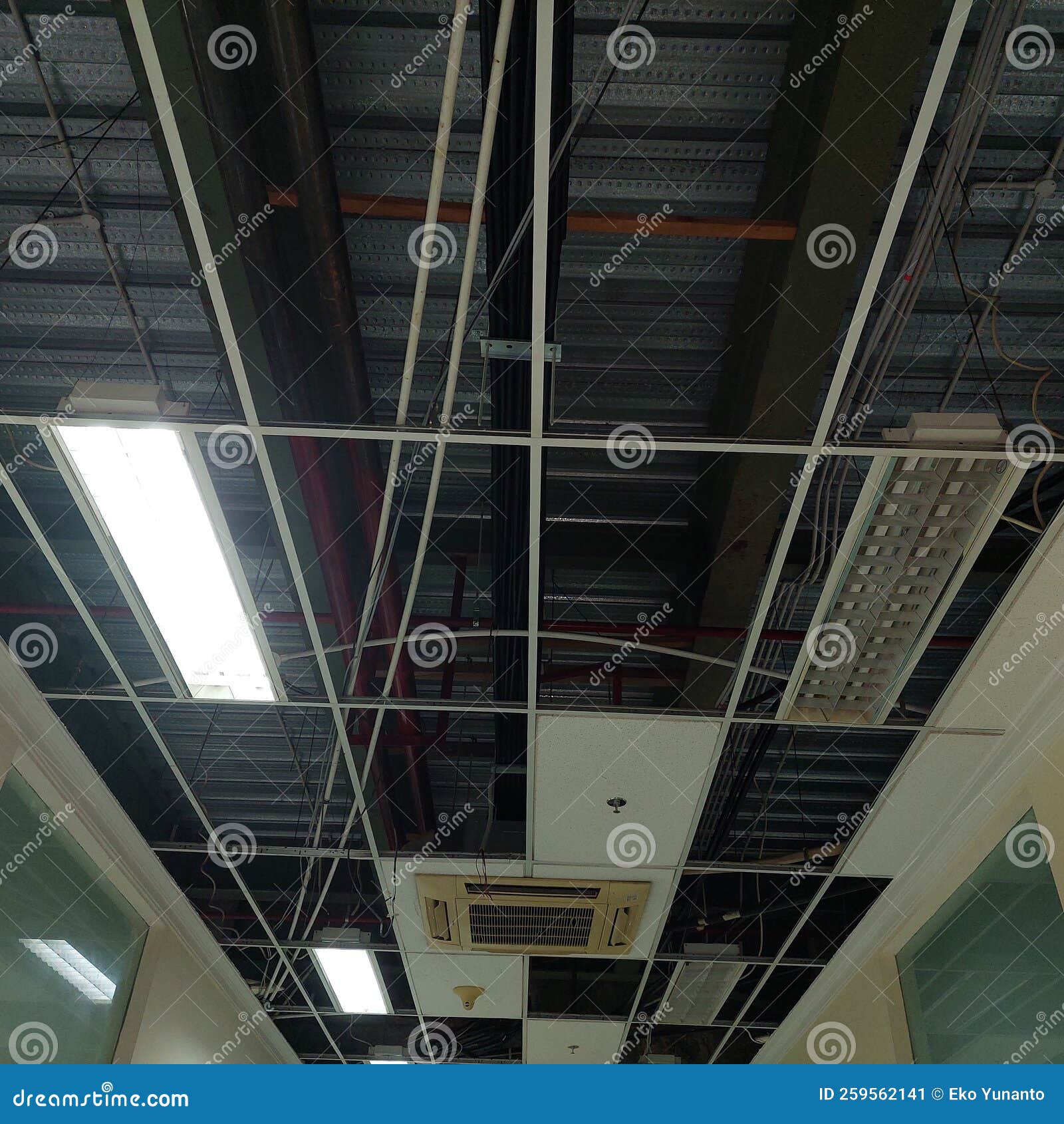 The Office Building Under Renovation Stock Image - Image of floor ...