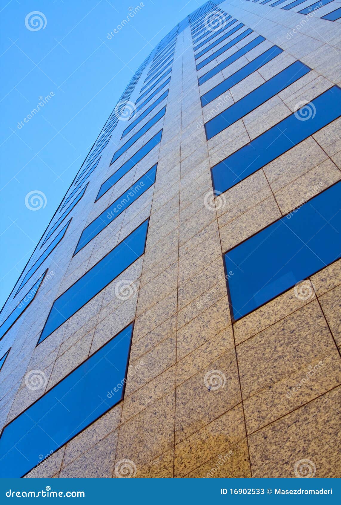 Office Building Upward Perspective Stock Image - Image of vertical ...