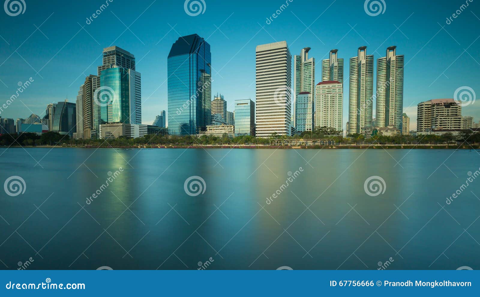 Office Building Waterfront during Twilight Stock Photo - Image of ...