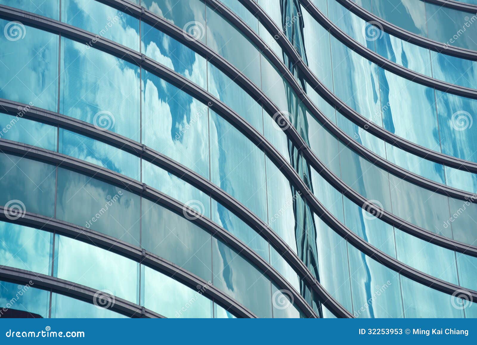 Office Building Window Close Up Stock Image - Image of steel, highrise ...