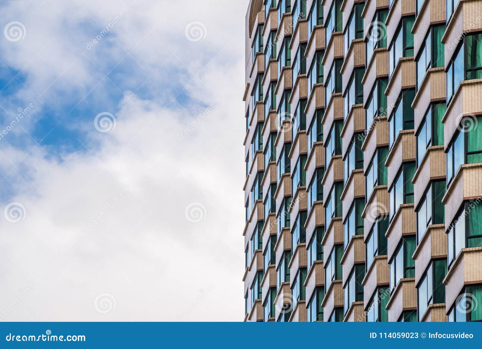 Office Building Windows Background Stock Image - Image of construction ...