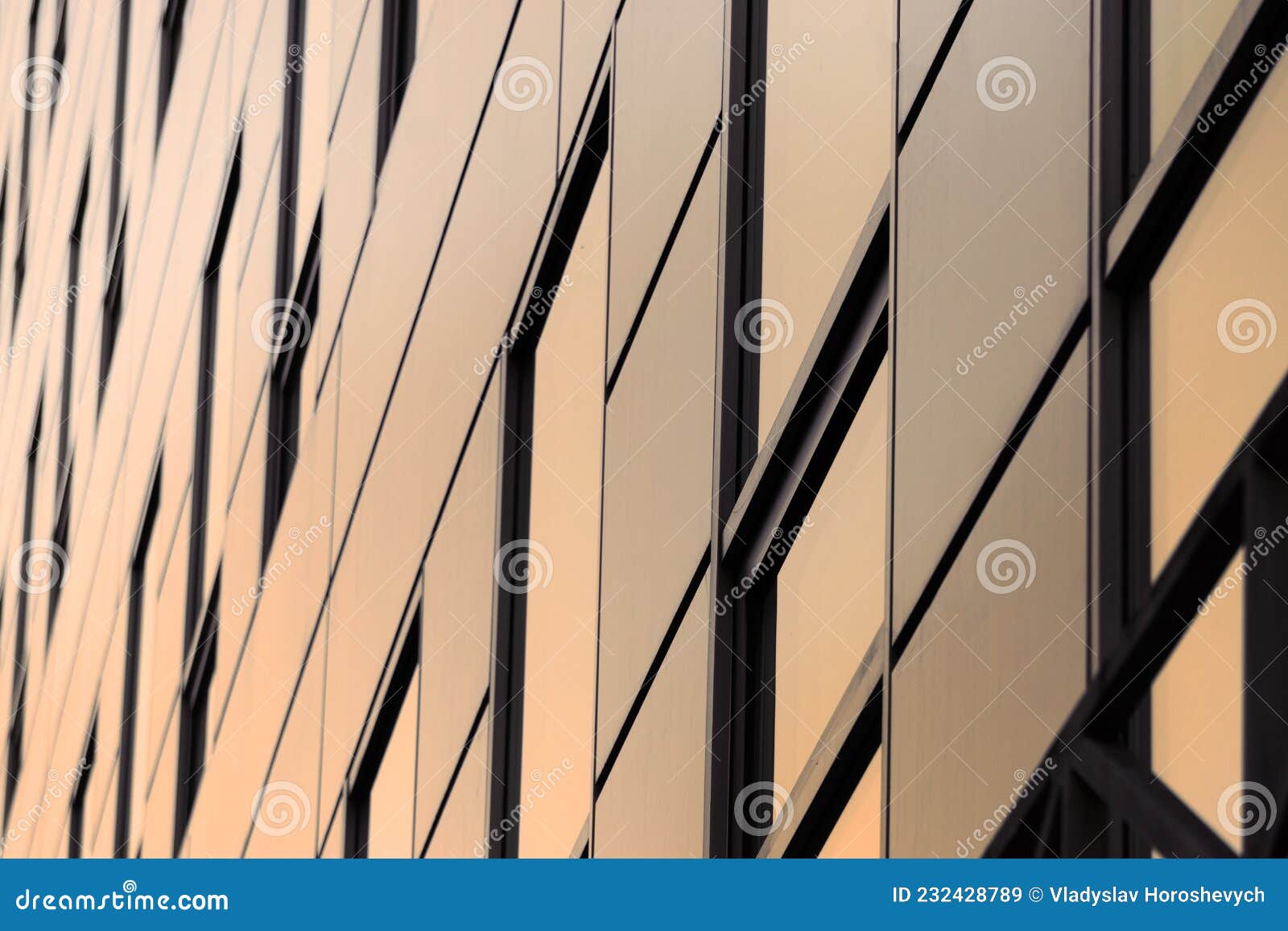 Office Building Windows Background. Glass Facade of an Office Building ...