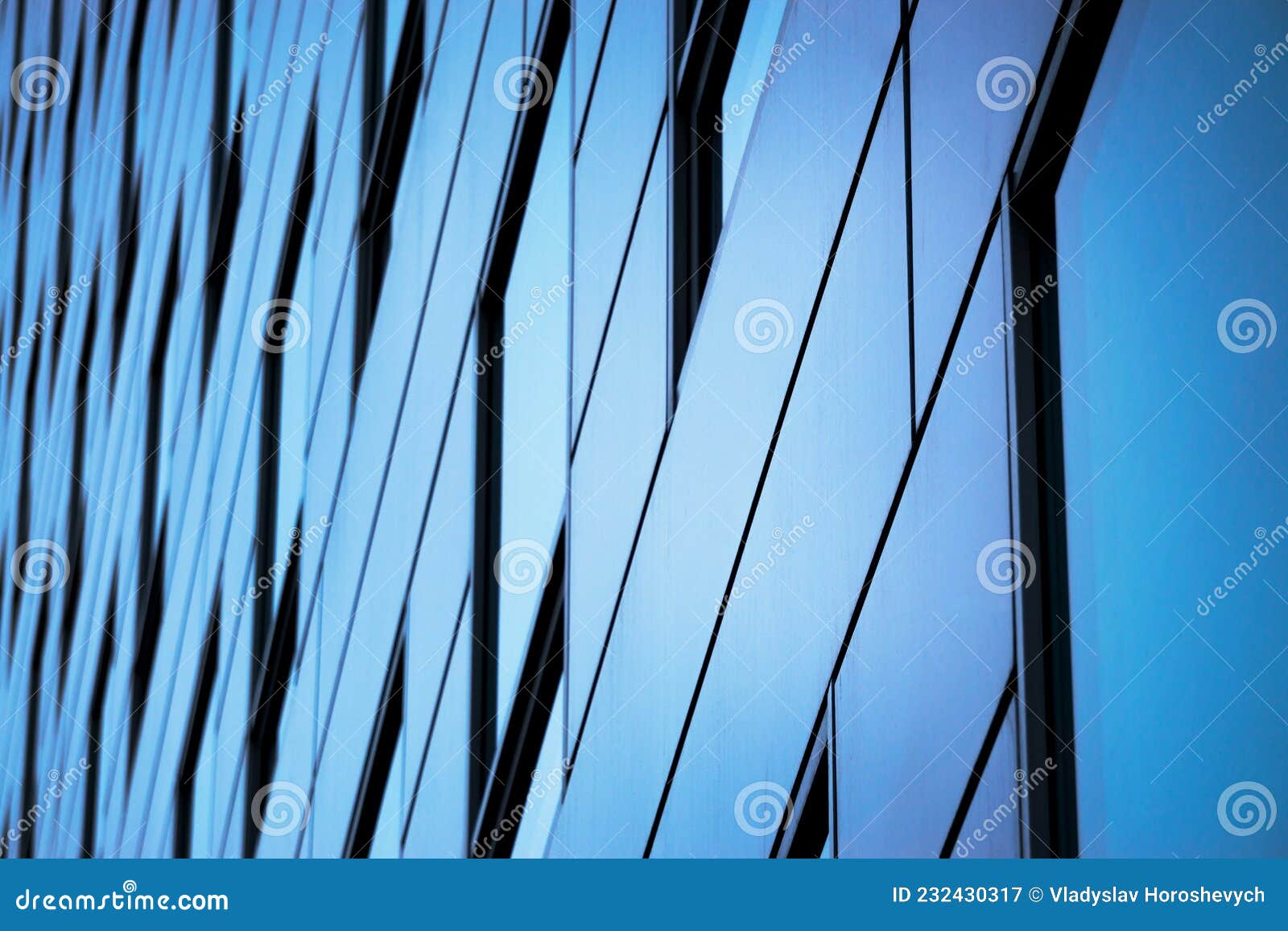 Office Building Windows Background. Glass Facade of an Office Building ...