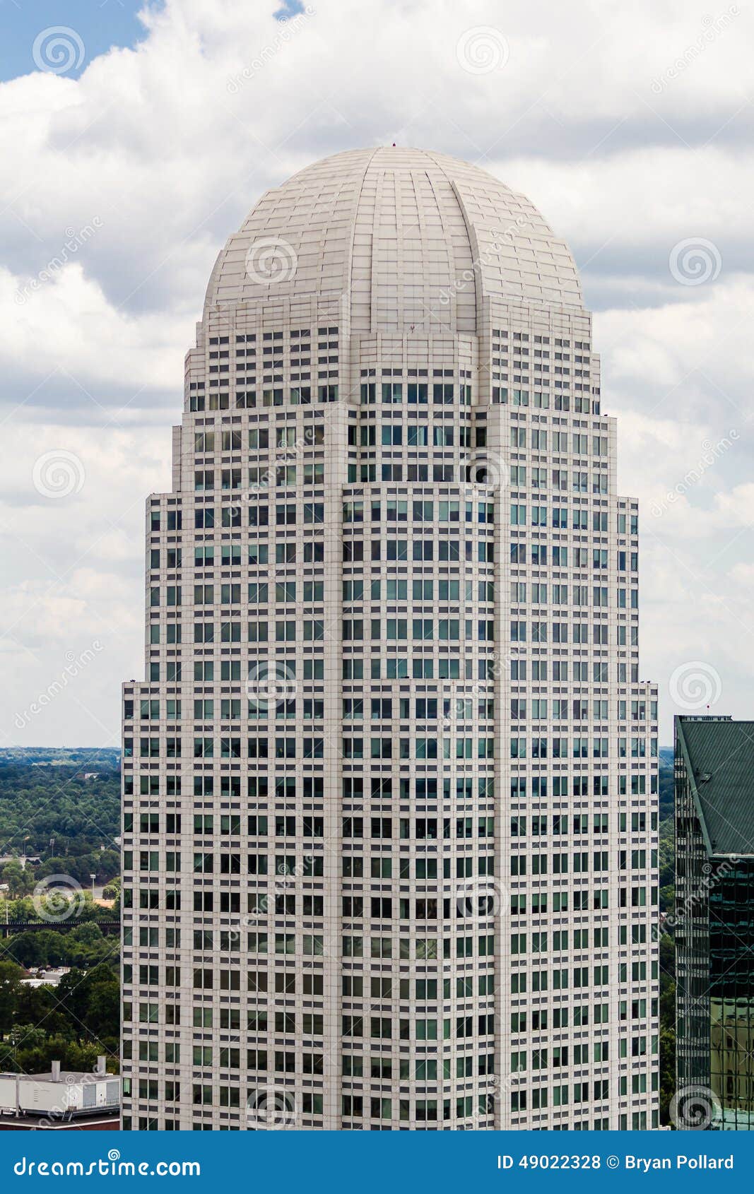 Office Building in Winston-Salem Stock Photo - Image of office, center ...
