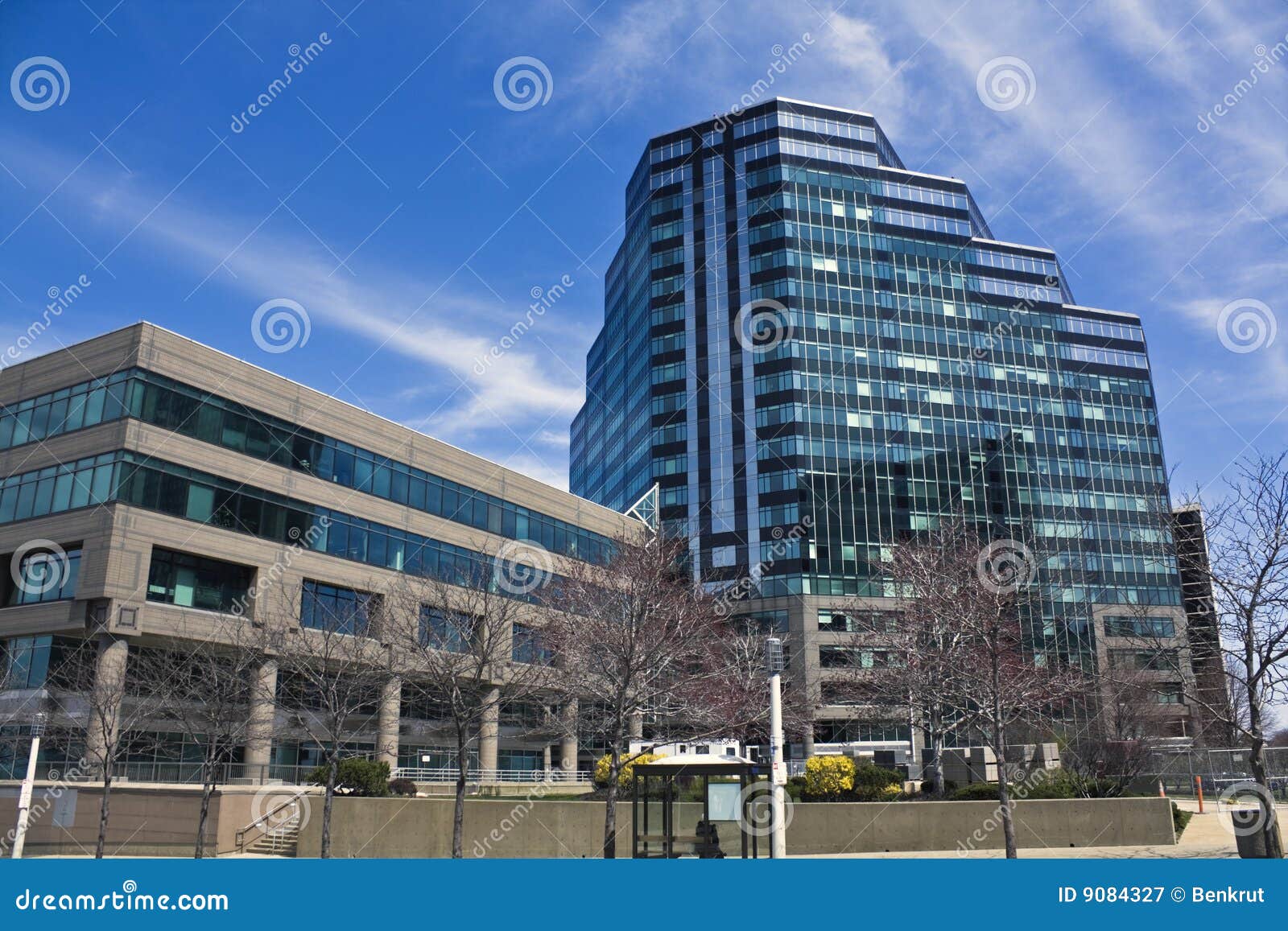 Office Buildings in Cleveland Stock Image - Image of panorama, lake ...
