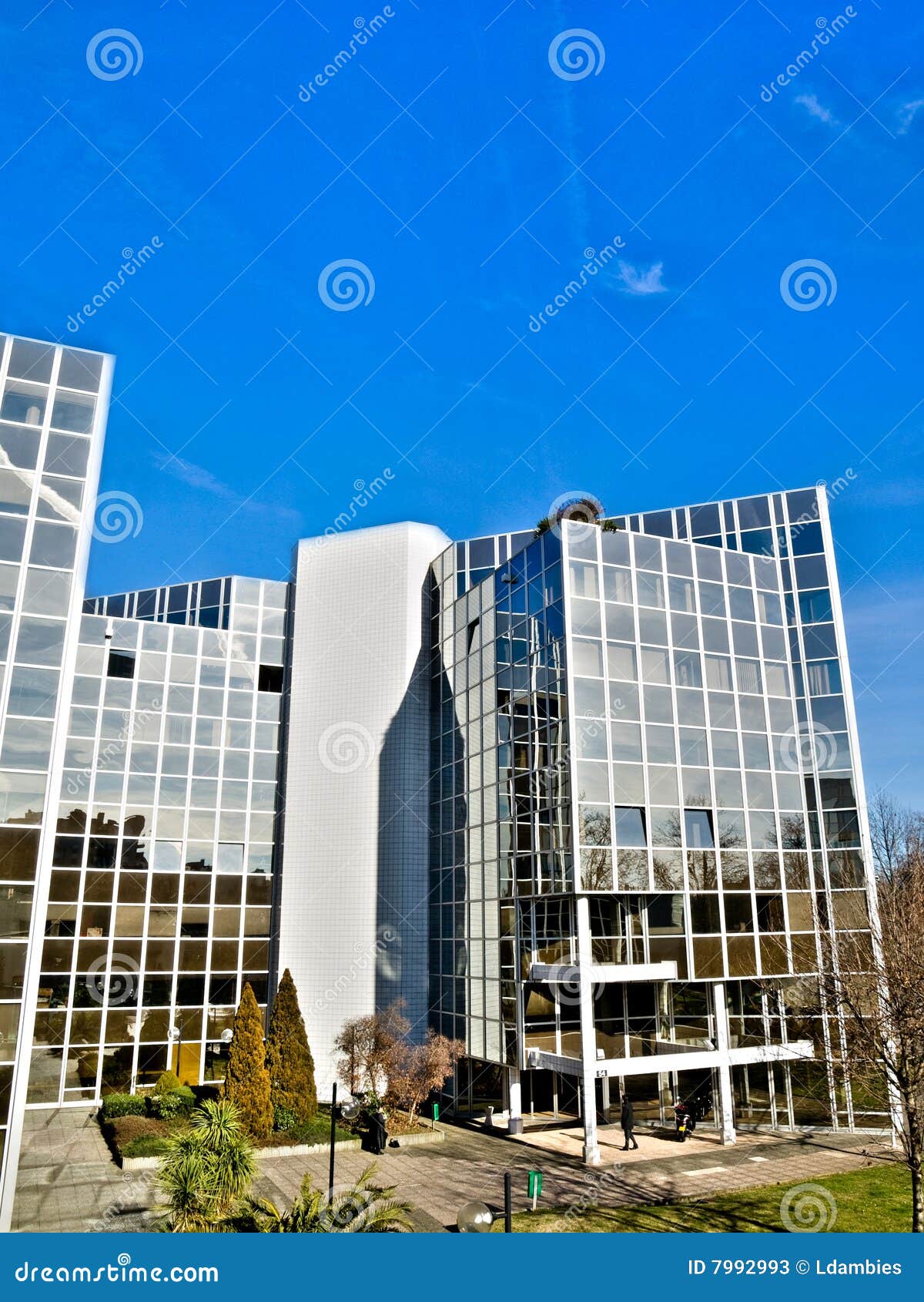 Office buildings complex stock image. Image of exterior - 7992993