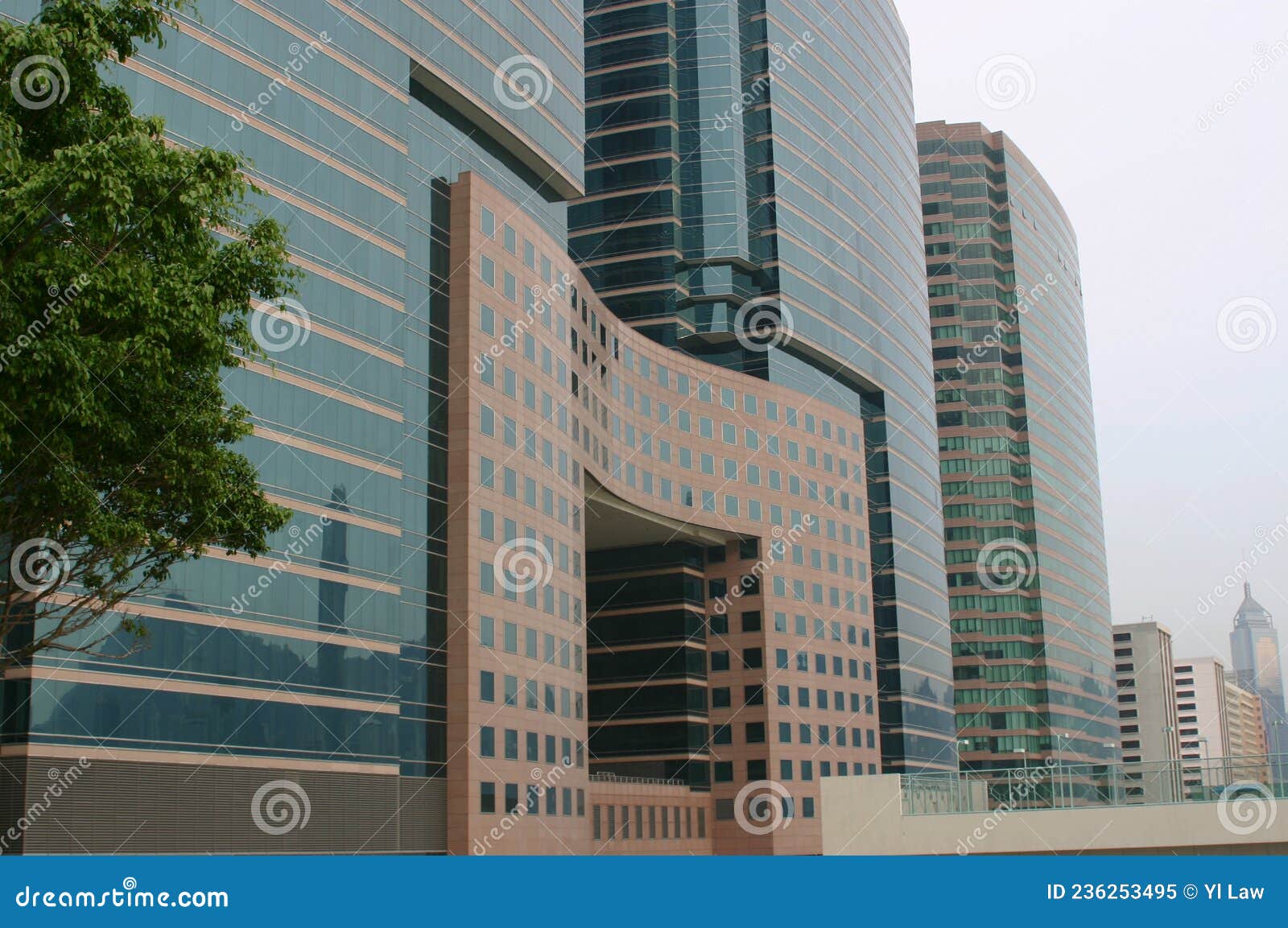 An Office Buildings at Day, TST District. 29 June 2004 Editorial Image ...