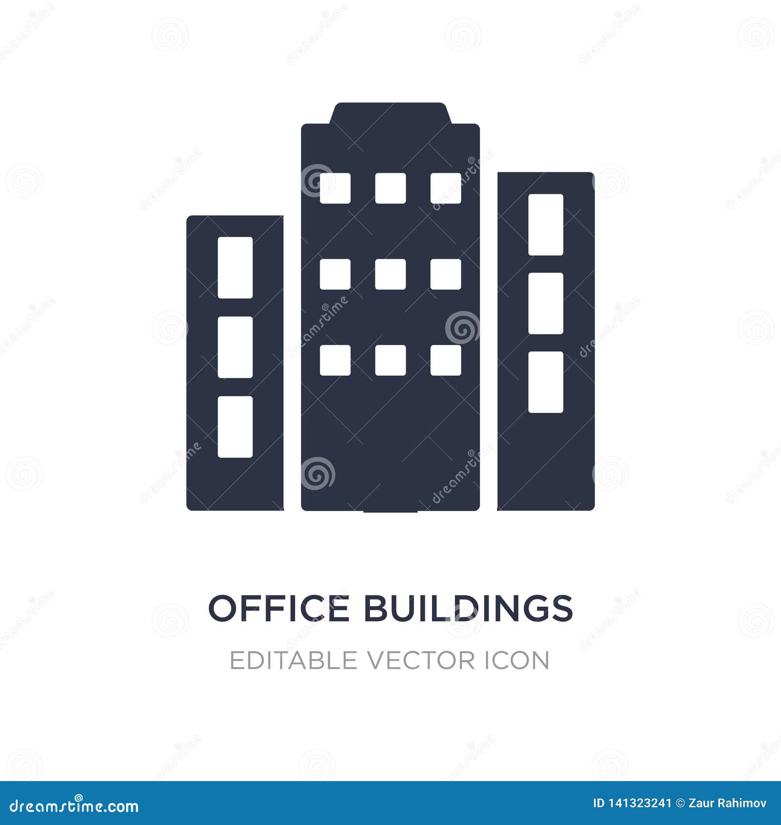 Buildings Icon Set, Symbol. Architecture, City Concept Cartoon Vector ...
