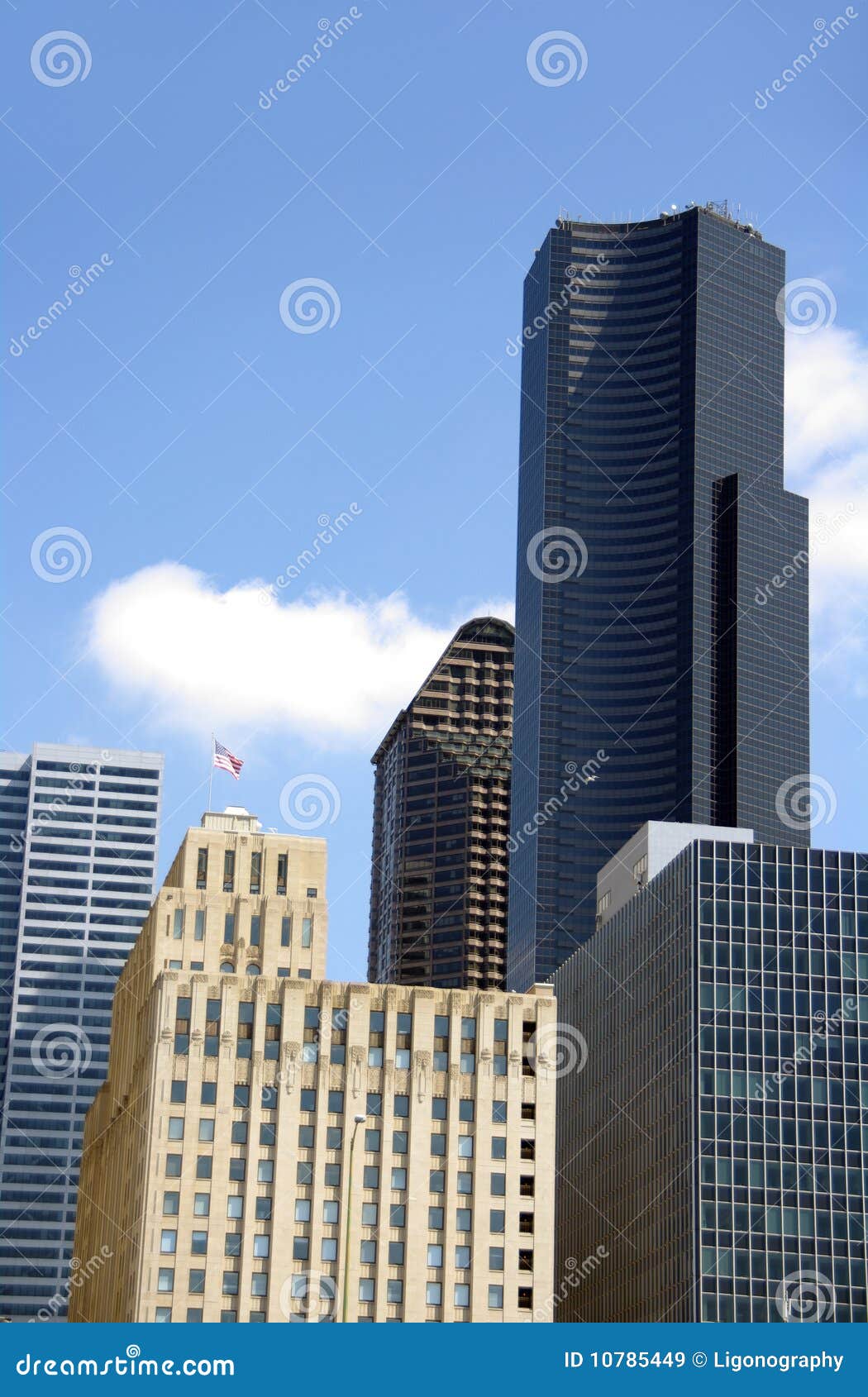 Office Buildings - Seattle stock image. Image of modern - 10785449
